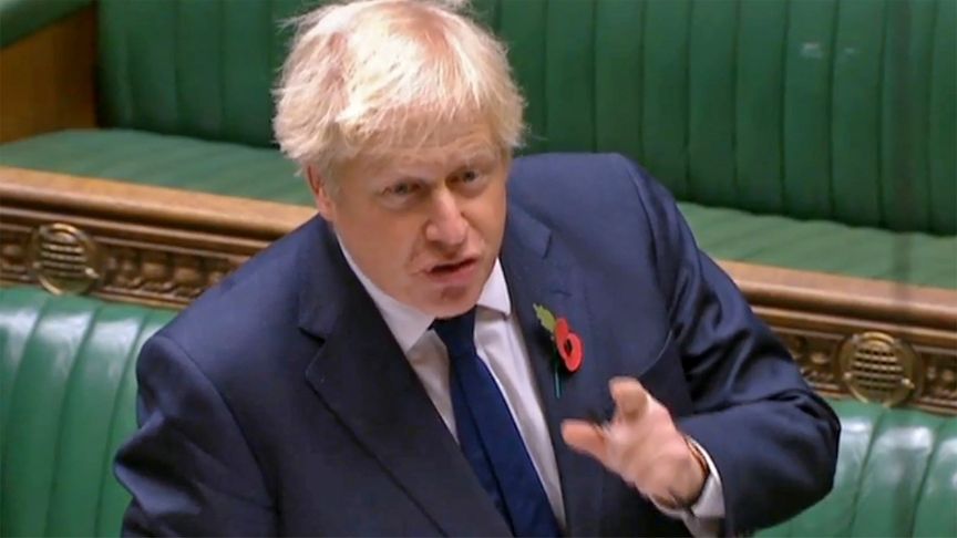 约翰逊称特朗普为“前任总统” 却被发现祝贺拜登配图里闹乌龙