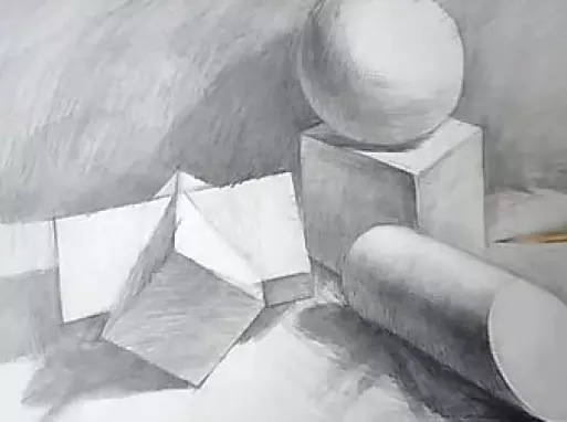92-4四个几何体的组合画法