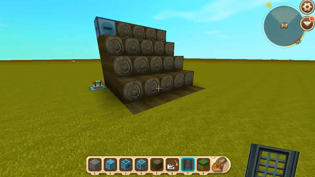 迷你世界 教大家如何制作两用滑动电梯!