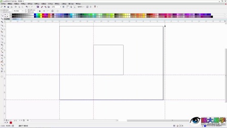眼大易学 coreldraw入门教程 使用标尺和网格设置