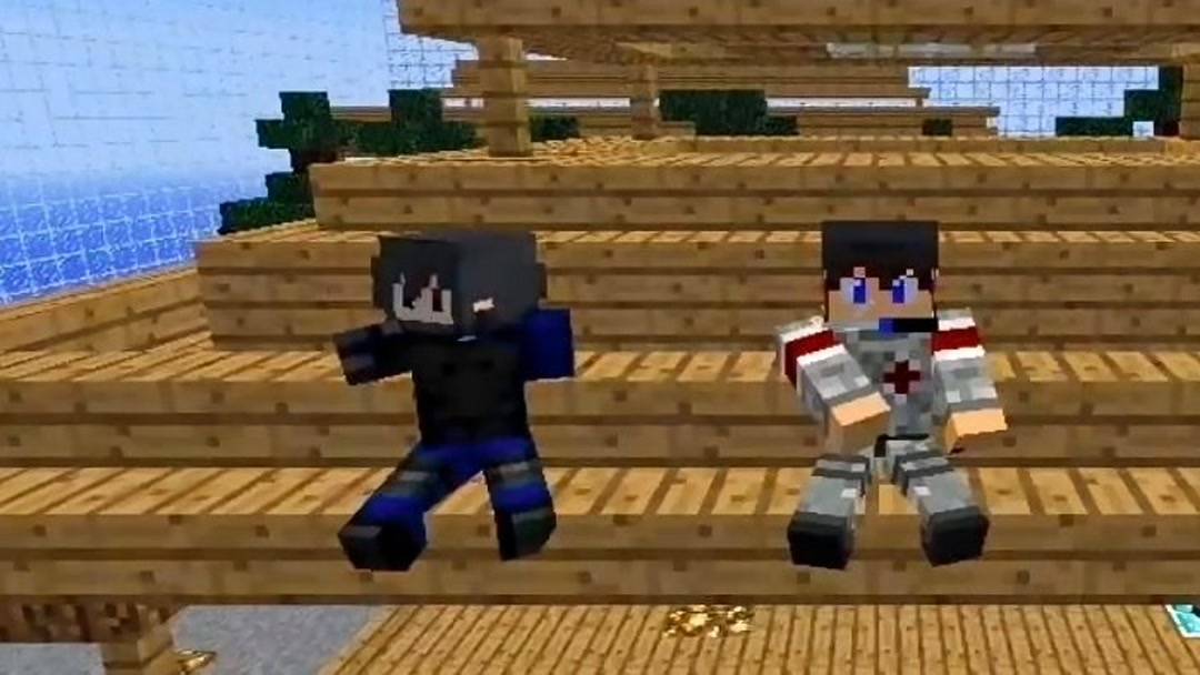 我的世界行尸走肉:和小研一起大战竞技场,被打的生无可恋。