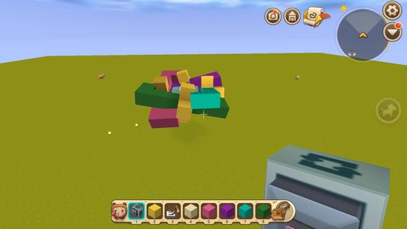 迷你世界 悬空旋转方块制作教程 旋转起来停不下来