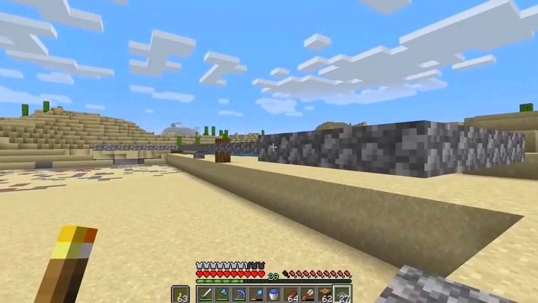 我的世界:沙漠历险记,沙子好烫脚,不过我有鞋