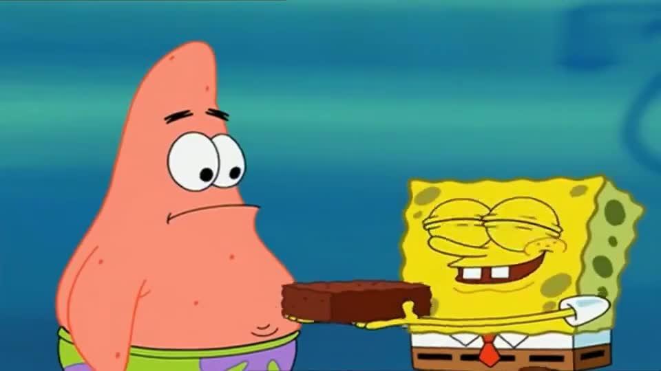 经典动漫:海绵终于飞起来,将自己的裤子变成气球飘上空中