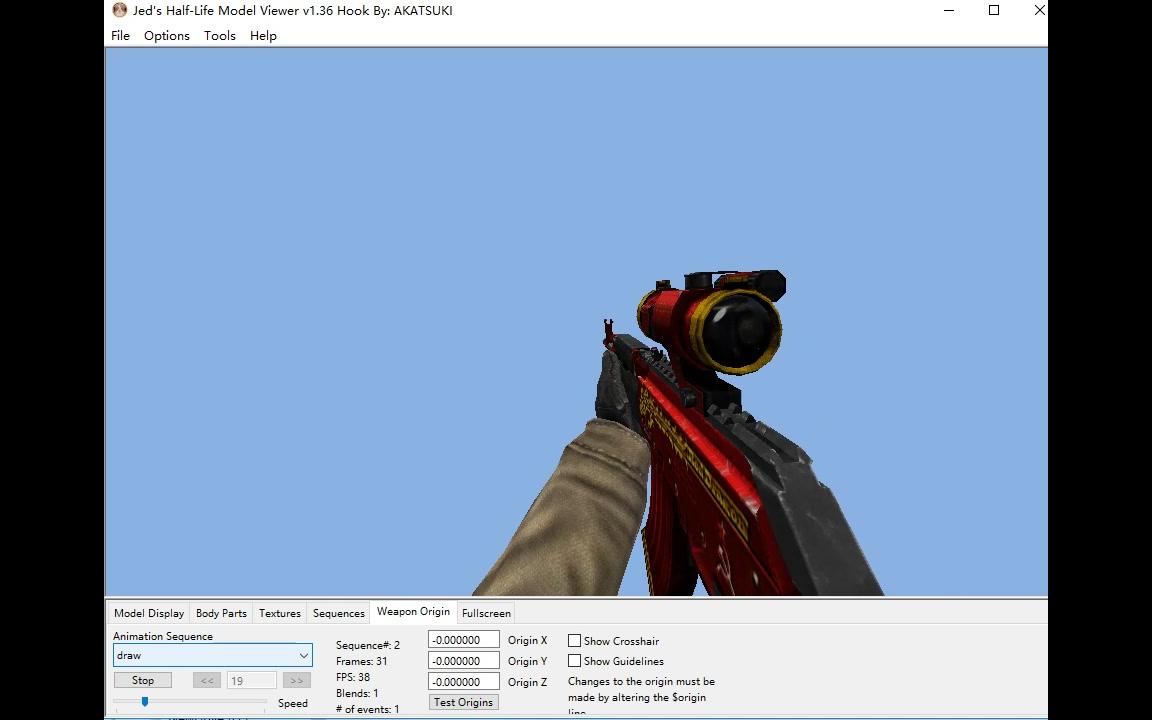 【cs模型】穿越火线红龙AK47+AVA手臂+自制动作