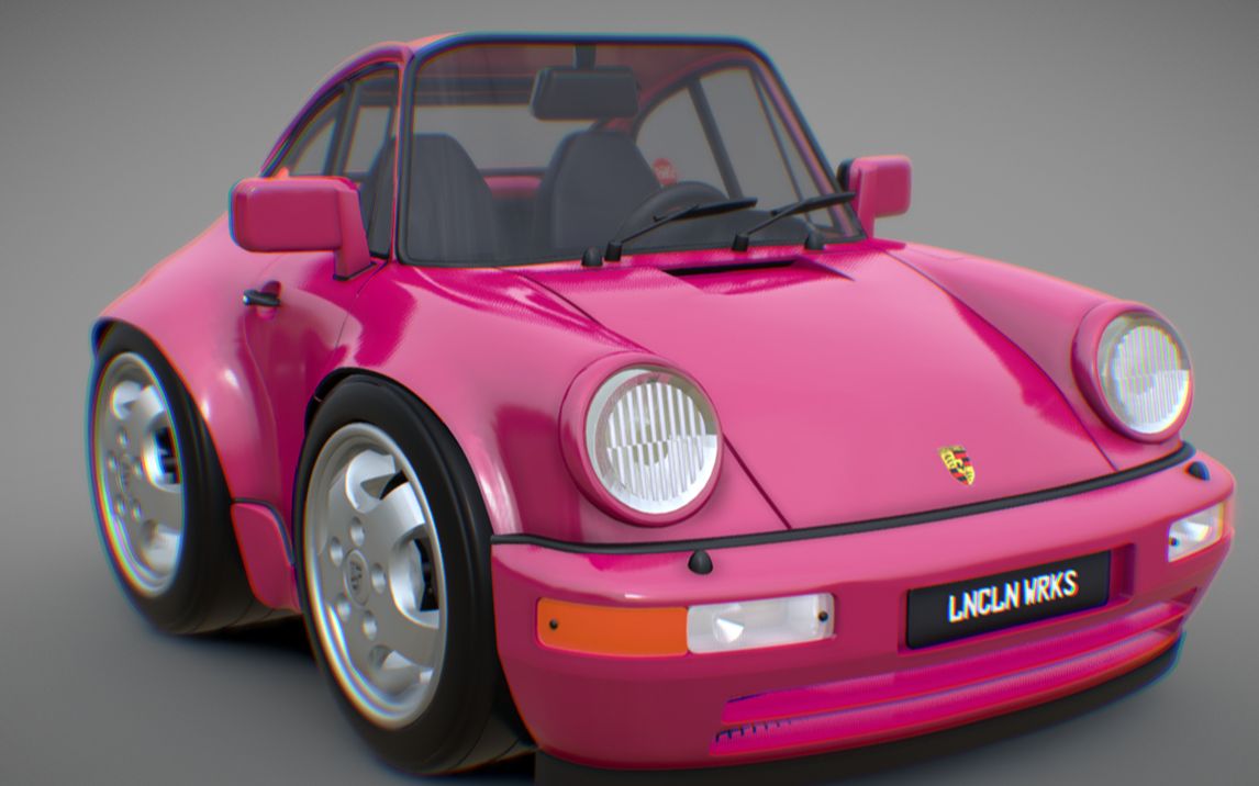 【Maya建模】Q版保时捷跑车模型制作教程,从拉box开始教你制作,汽车...