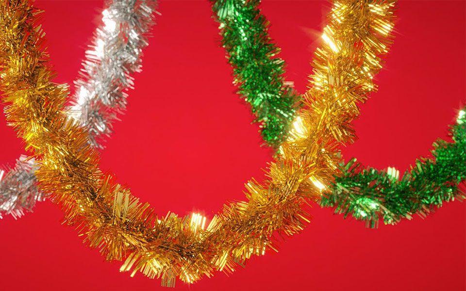 C4D教程!联欢会上的装饰彩带!(含项目文件下载)