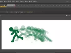 FLASH火柴人动画教程 006 反转身奔跑
