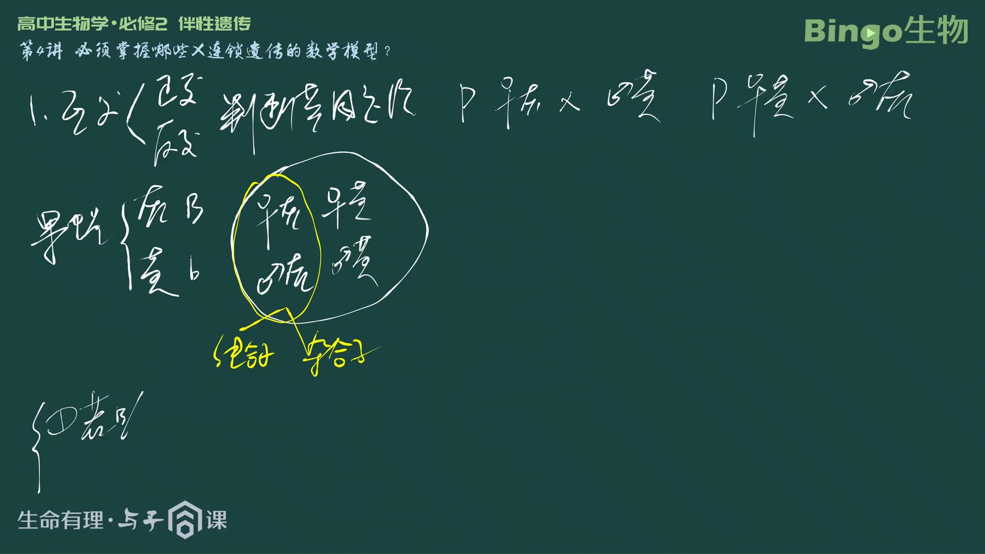 【伴性遗传】第4讲-必须掌握哪些X连锁遗传的数学模型?