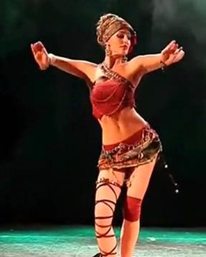 阿拉伯肚皮舞_美得像副画_带动灵魂都在跳舞