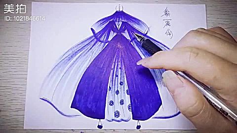 简单几笔就画出一幅设计图