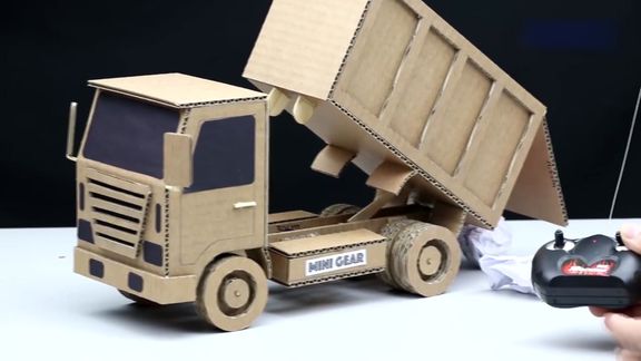 学会这种手工制作遥控模型玩具车的方法,以后玩具都不要买了