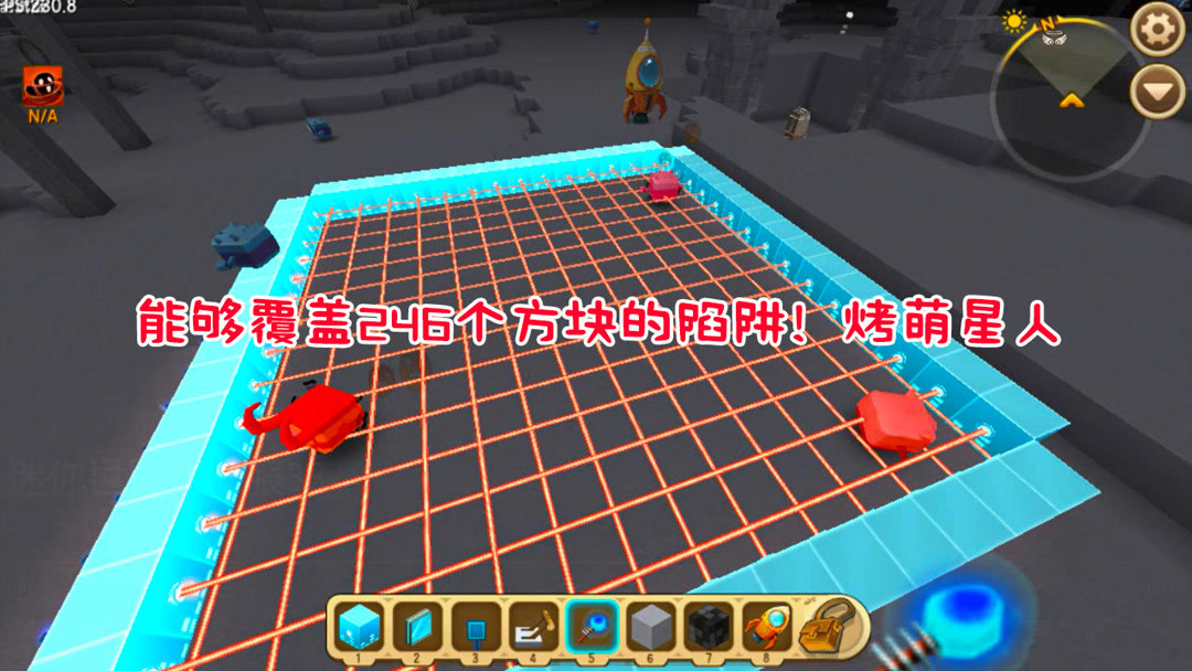 迷你世界38:忆涵发明全自动刷怪塔!用巨人核心刷怪能掉落经验