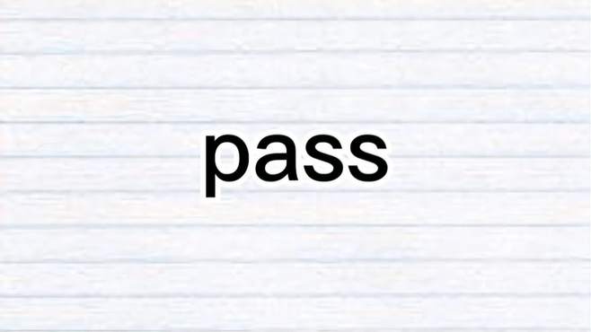 咱一起学习单词pass