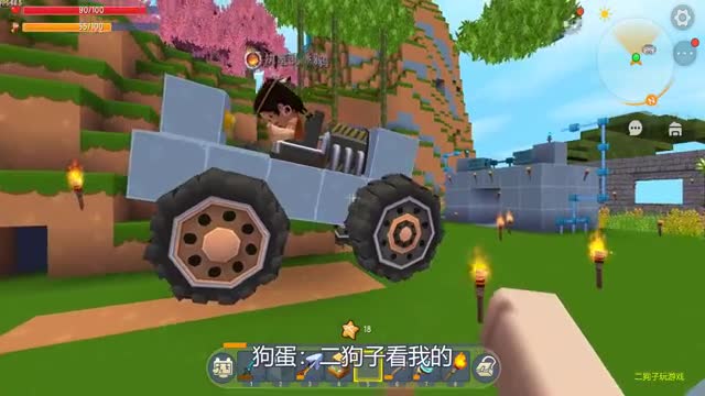 迷你世界:我收齐材料做辆车,在家外开车遇上怪,车好用吗?