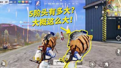荒野行动:升级版新玩法大头炫斗上线!五阶头大概有这么大