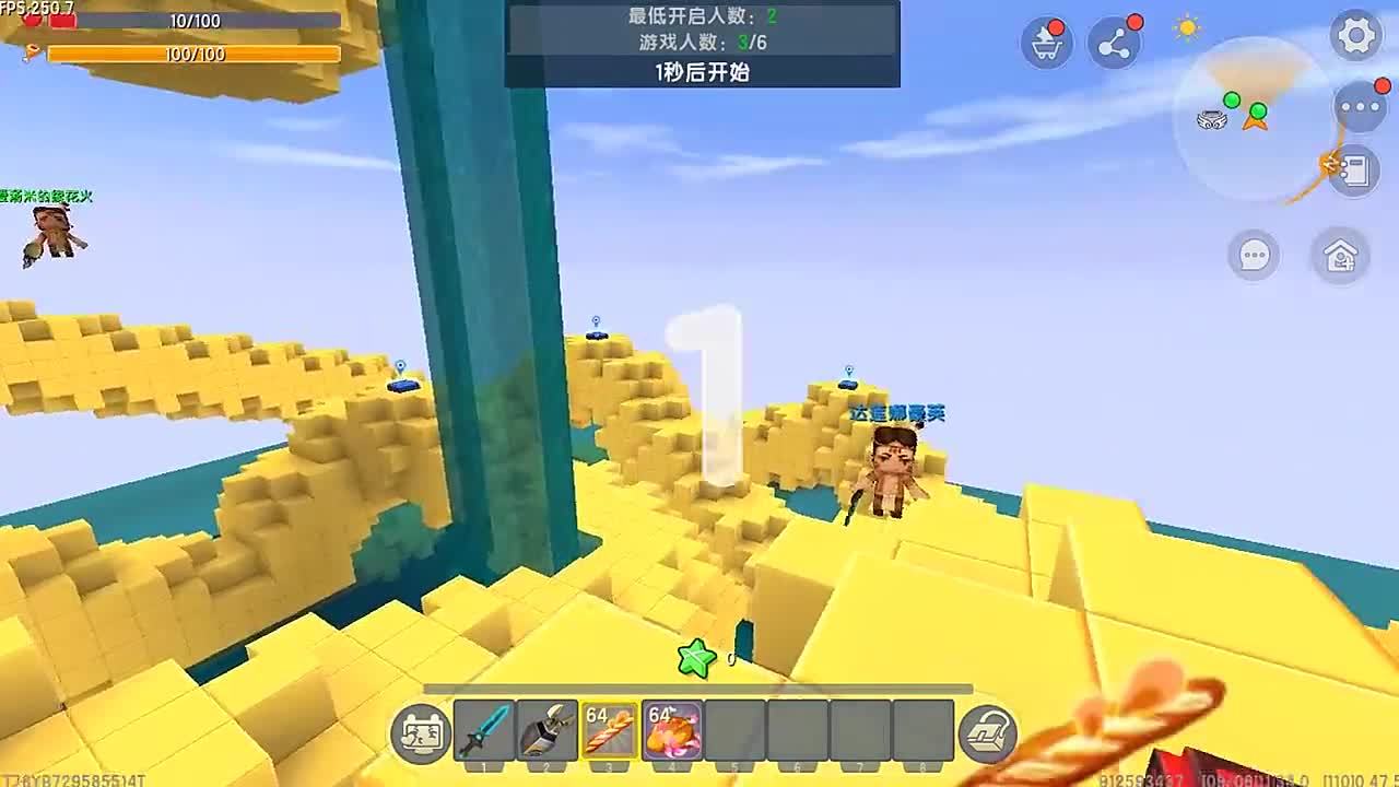 米格迷你世界:黄金蟒大作战,小伙伴是拿了无敌版能量剑,伤害爆表