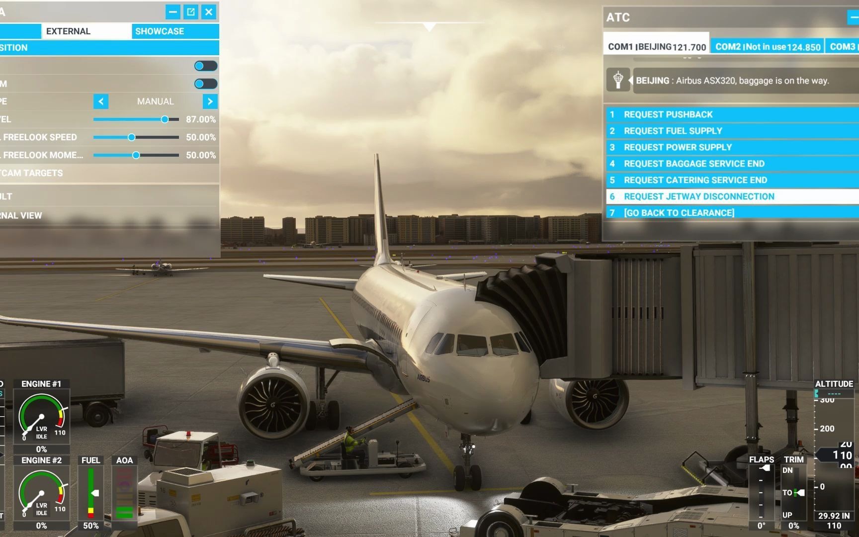 【模拟飞行MFS2020】北京首都国际机场飞往大连机场,夜景很美。