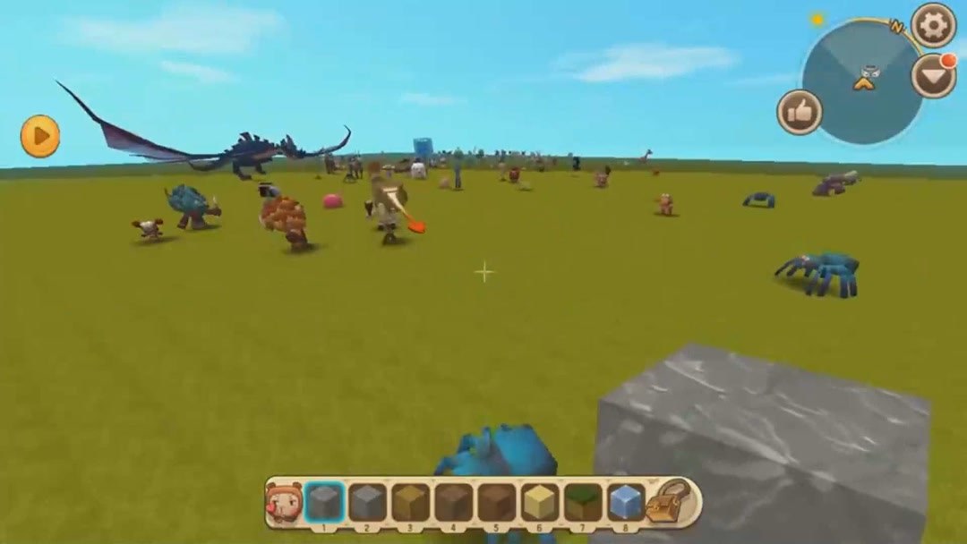 迷你世界 这个图里有所有的人物皮肤和野怪,看看有没有你认识的