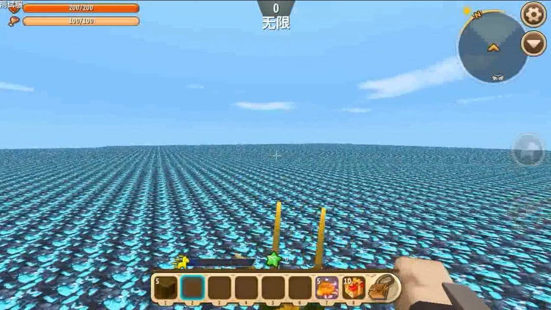 迷你世界 这才是真正的满屏钻石 骑着坐骑都找不到边