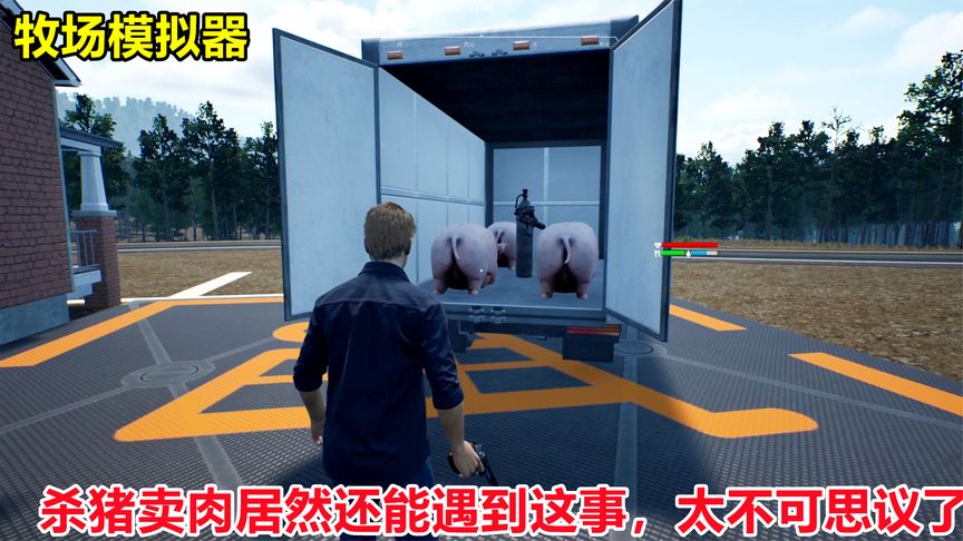 牧场模拟器Ranch Simulator:杀猪卖肉这波操作简直太尴尬了