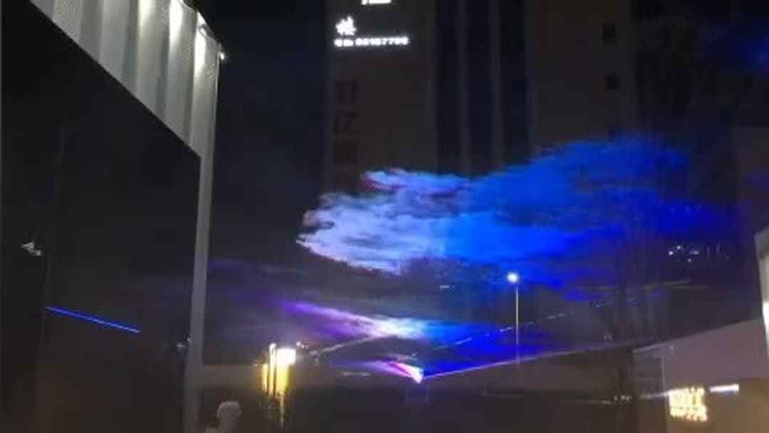 激光动画定制 logo 图案激光隧道,大型活动策 激光秀 激光舞