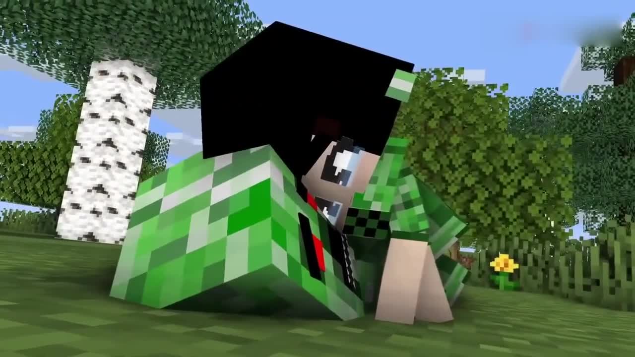 MC动画:关于苦力怕不为人知的一面,善良与邪恶并存!