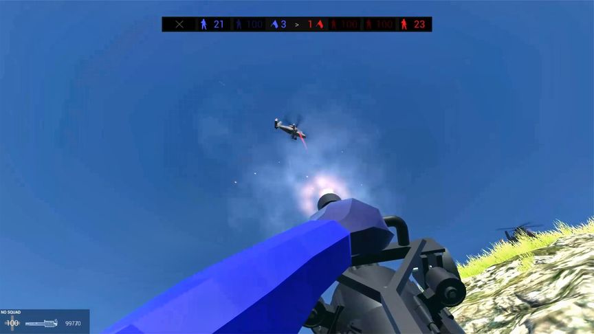 战地模拟器:敌方飞机就在附近,直接火力压制!