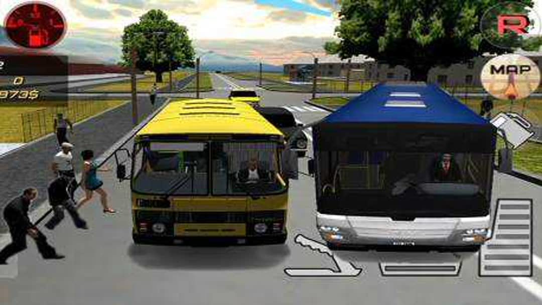 【永哥玩游戏】公共汽车巴士模拟驾驶运送乘客 城市公交车