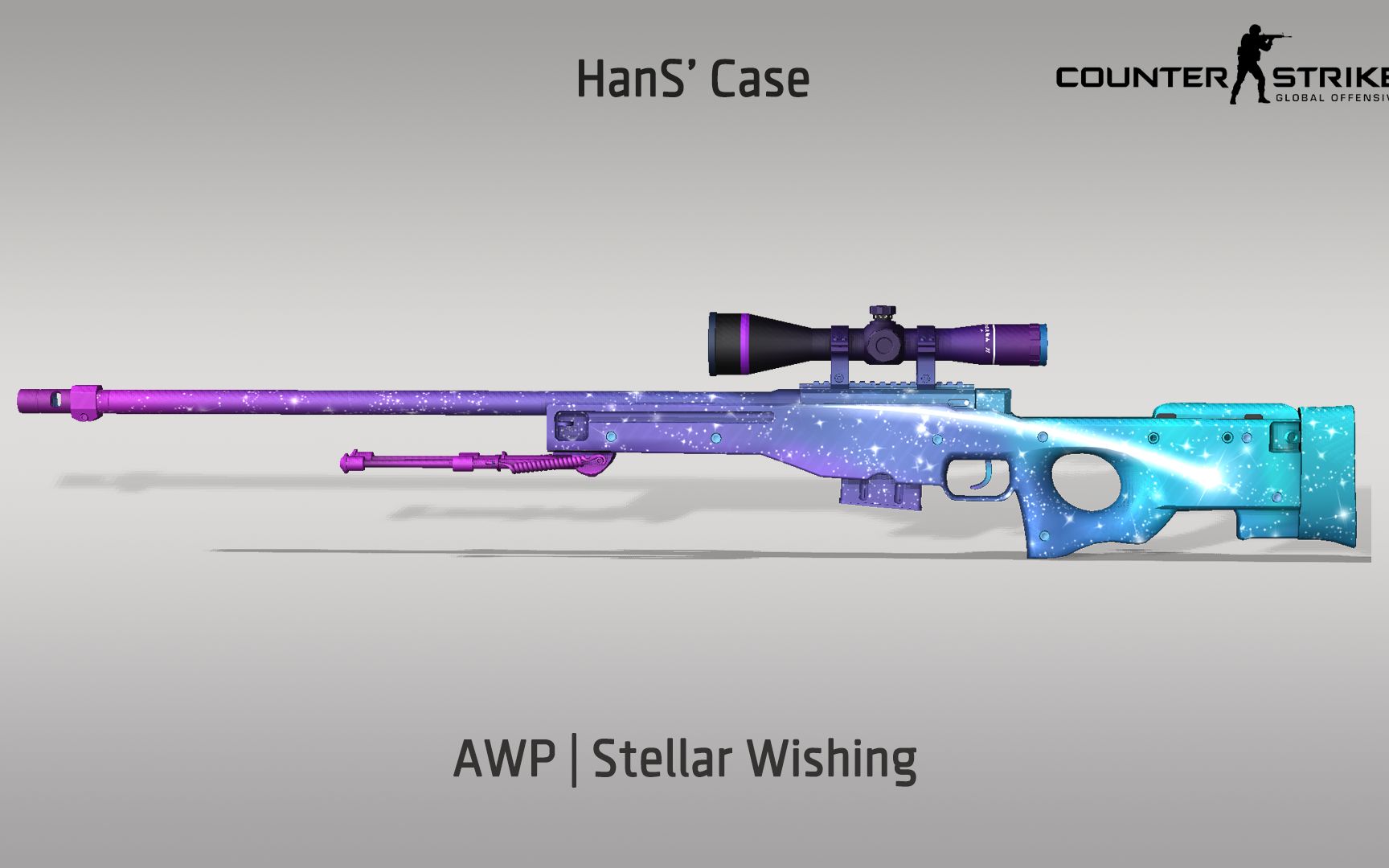 自制csgo皮肤 AWP-星愿,求支持~