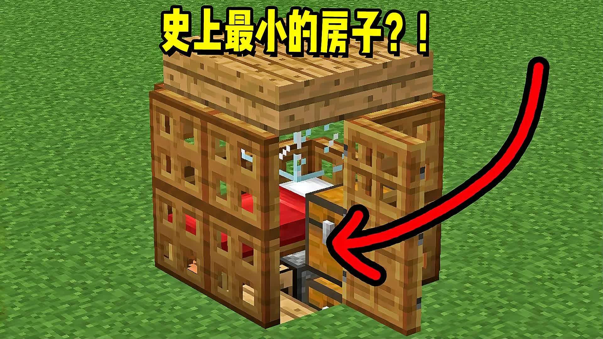 我的世界:住进MC中最小的房子里!