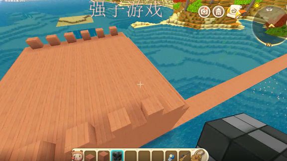迷你世界:玩法冒险8,改创造模式想用复制方块做个小木屋