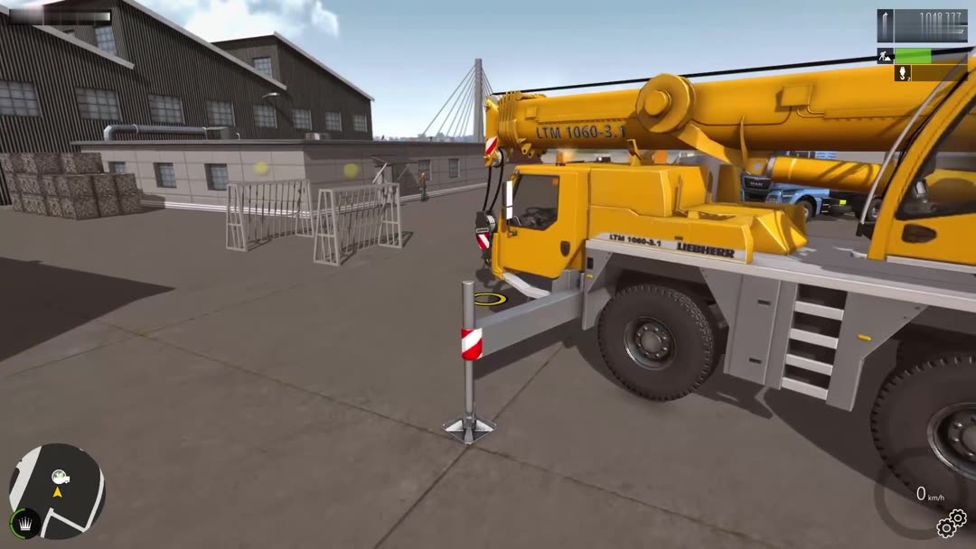 建筑模拟2015黄金版:利勃海尔LTM1060-3.1起重机工作