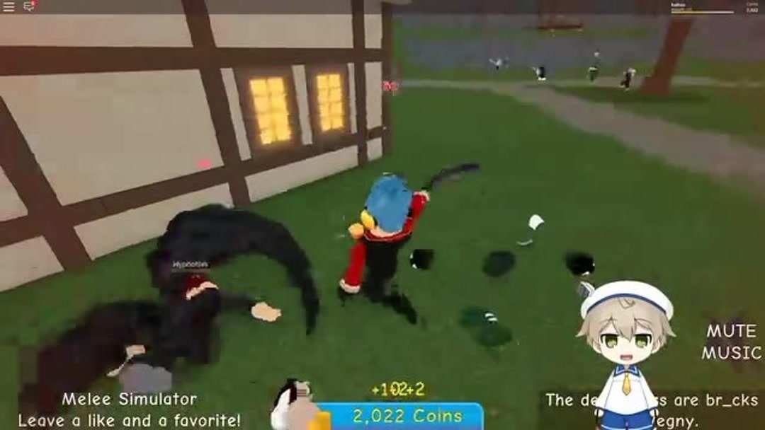 Roblox近战武器模拟器:超级武器大乱斗!还有丧尸法杖?小格解说