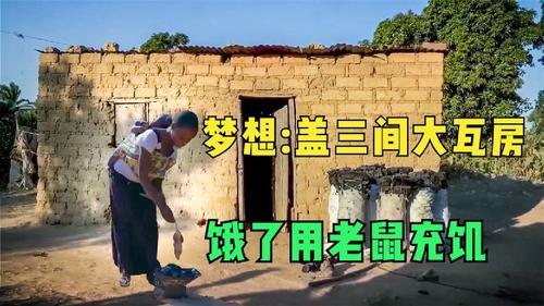 非洲最穷的场所,不会种地以老鼠为食,最大梦想盖一个三间大瓦房