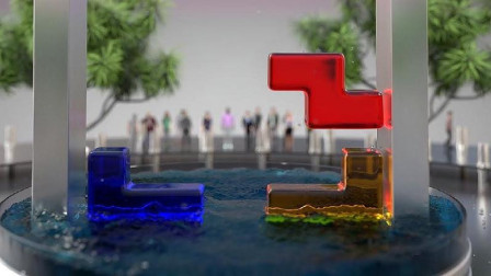 用果冻做俄罗斯方块,难度成几何倍数增加,网友:直接吃掉吧