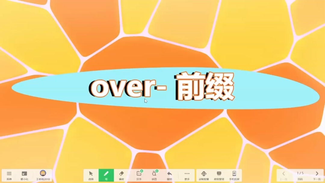 背单词的方法:over-作前缀,构成不同含义的单词