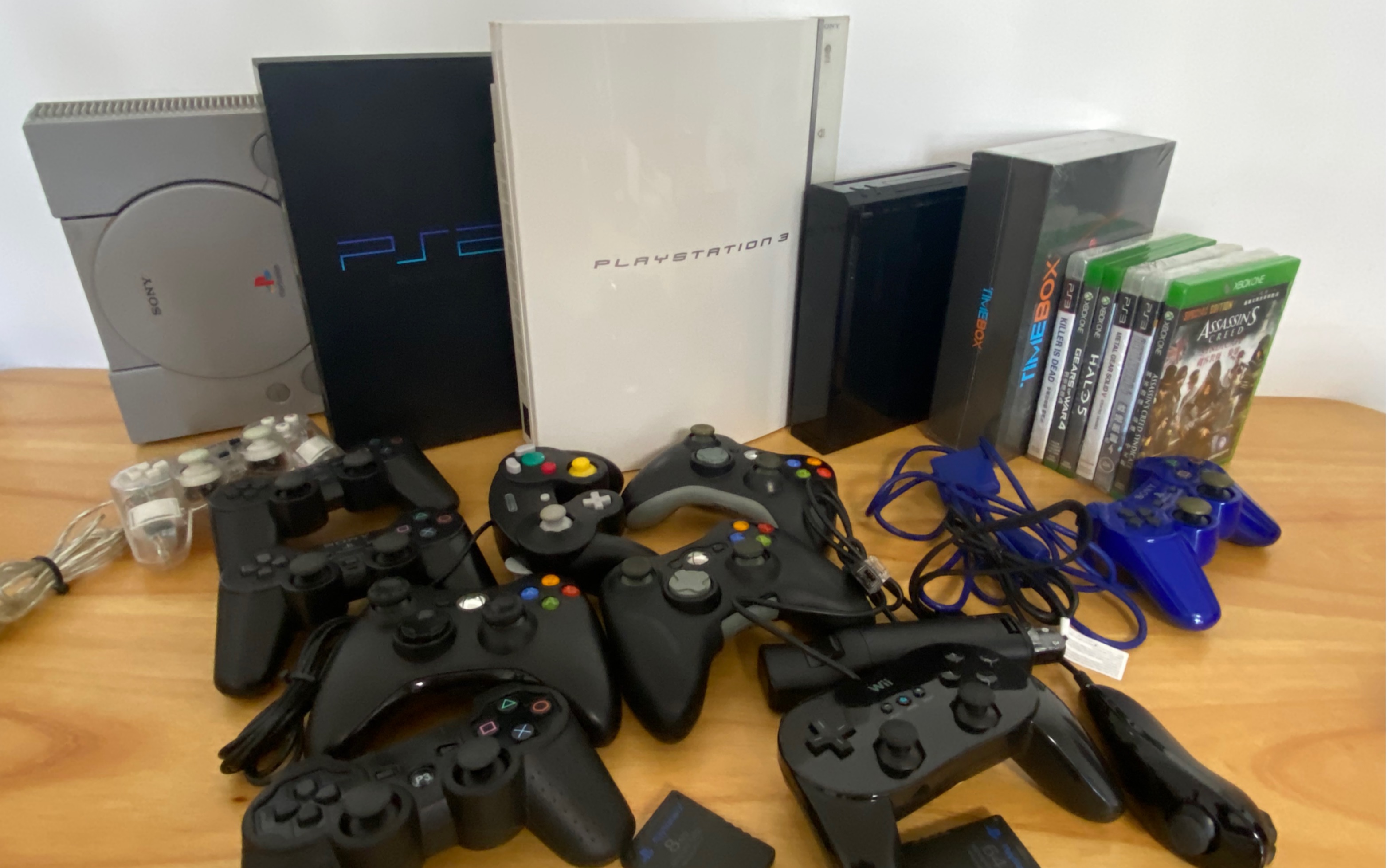 【情怀】意外收到一位退坑兄弟出的中古游戏机(PS1、PS2、PS3、Wii)