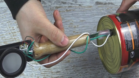 老外自制金属探测器,解密制作