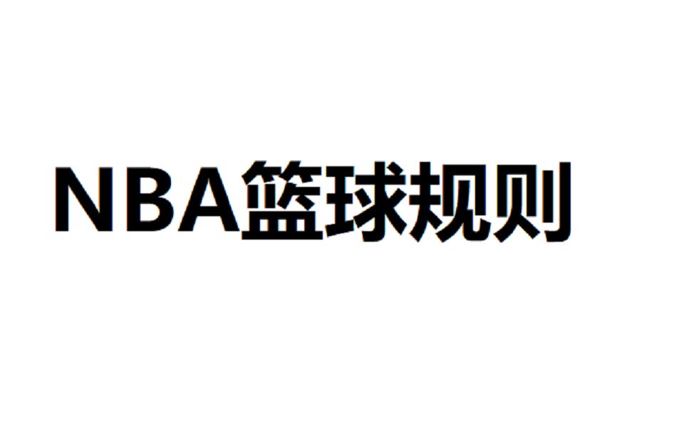 【NBA篮球规则】—对持球人的阻挡犯规