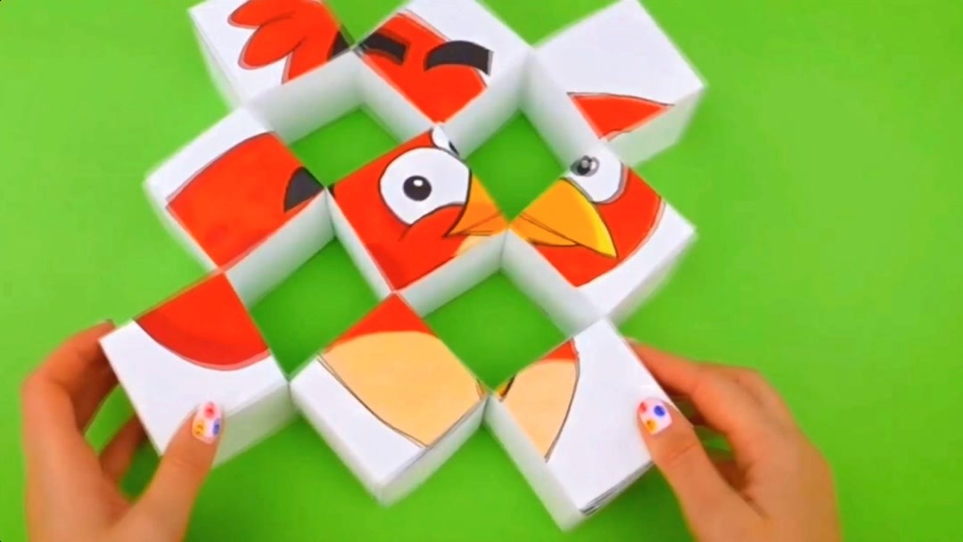 【手工DIY】儿童玩具九宫格拼图的制作方法!