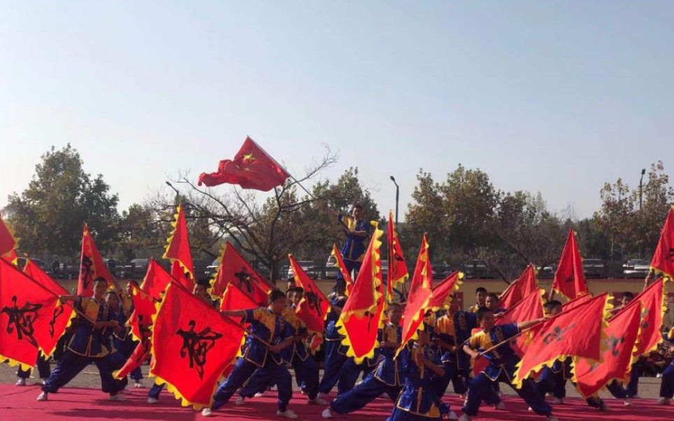 武术学校运动员盛大开幕式!