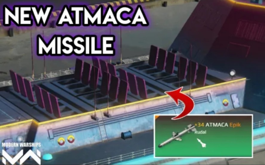 [现代战舰:在线海战]新导弹ATMACA测试