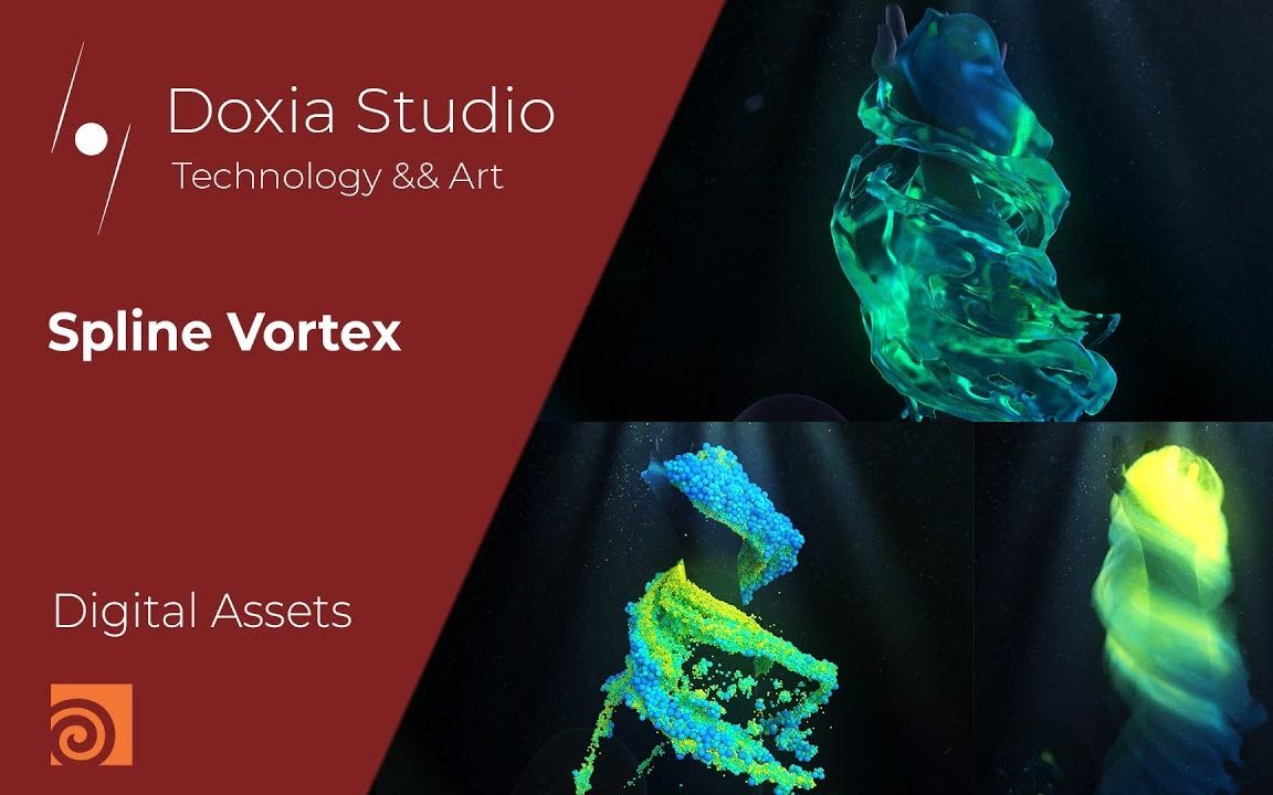 【Houdini制作漩涡水流】【Houdini教程】【HOUDINI17】【VFX教程...