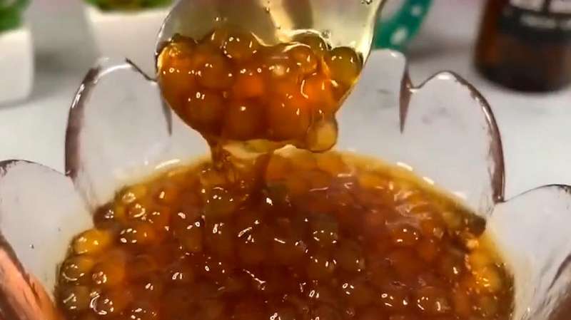 简单几步,红糖珍珠就做好了,暖暖的味道