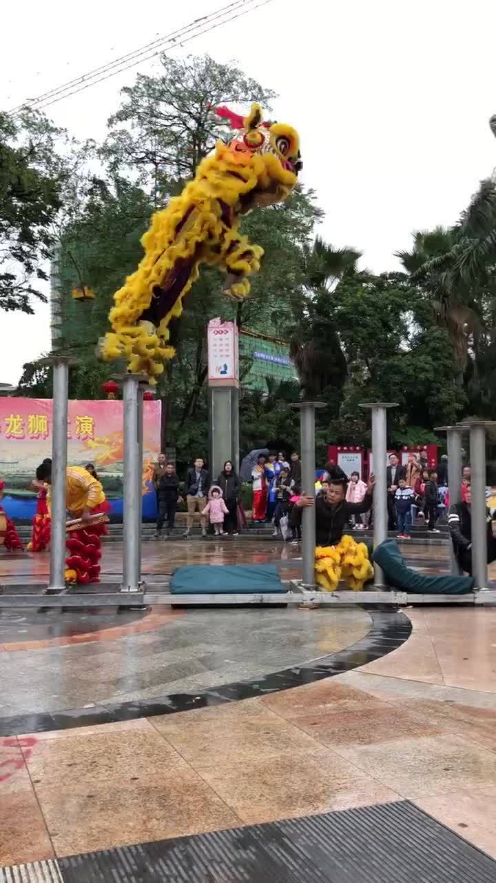舞狮表演#热门