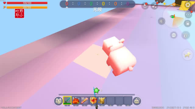 迷你世界:叶墨二人比赛,墨墨使坏害叶子,机智如我赢得比赛