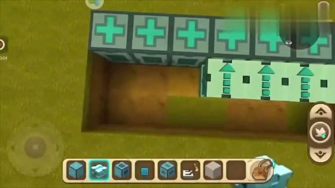 迷你世界:教你们做一节小火车,拼起来就成真正得火车了