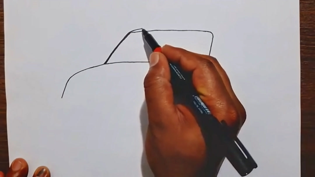 孩子一看就会画,幼儿简笔画教程:越野车