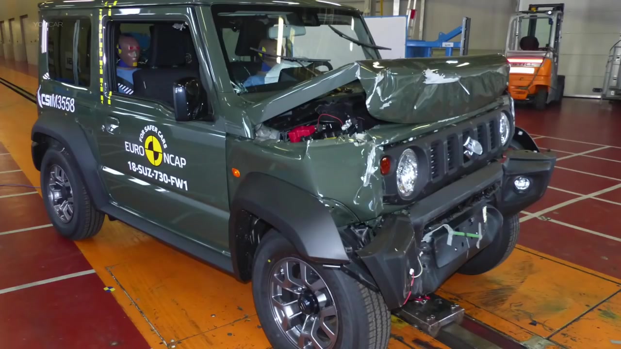 2019年铃木吉姆尼的糟糕碰撞测试结果